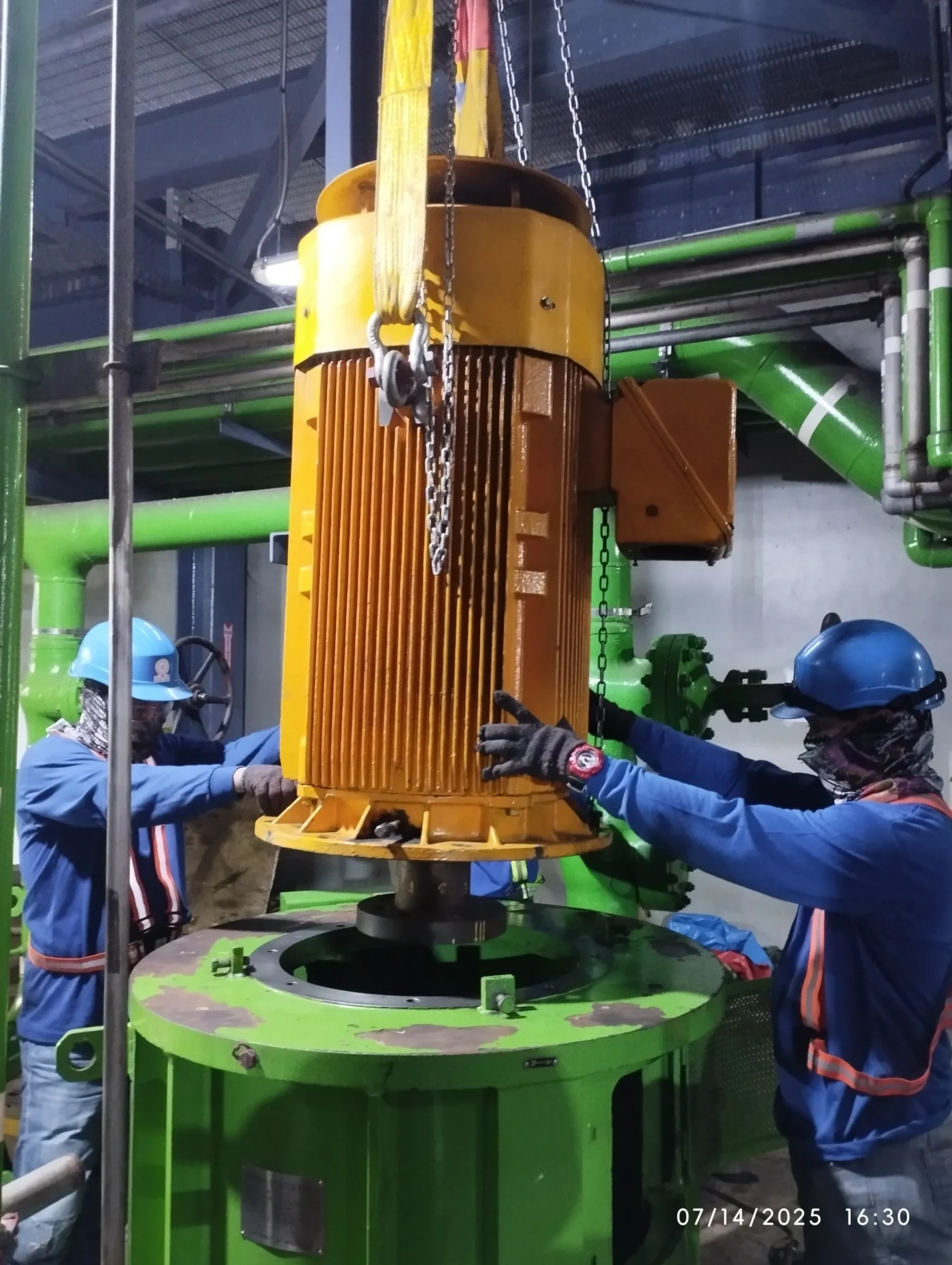 Condensate Extraction Pump Major Overhauling - merf-ises
